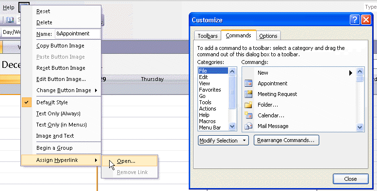 How to Open Outlook Templates and Files using Toolbar Buttons