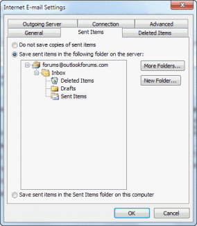 Two Copies of Sent Messages in Outlook | Slipstick Systems