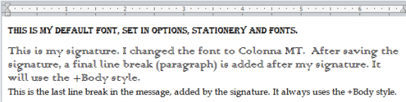 Understanding Fonts and the +Body Style | Slipstick Systems