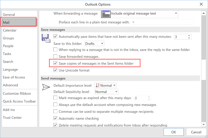 Two Copies of Sent Messages in Outlook Two Copies of Sent Messages in Outlook