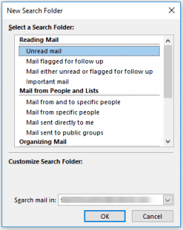 How to recreate a Search Folder you deleted | Slipstick Systems