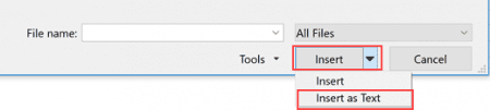 How to Insert a Text or HTML File into a Message | Slipstick Systems