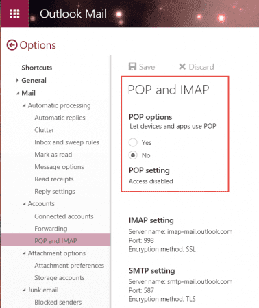 Configuring an Outlook.com account in Outlook | Slipstick Systems