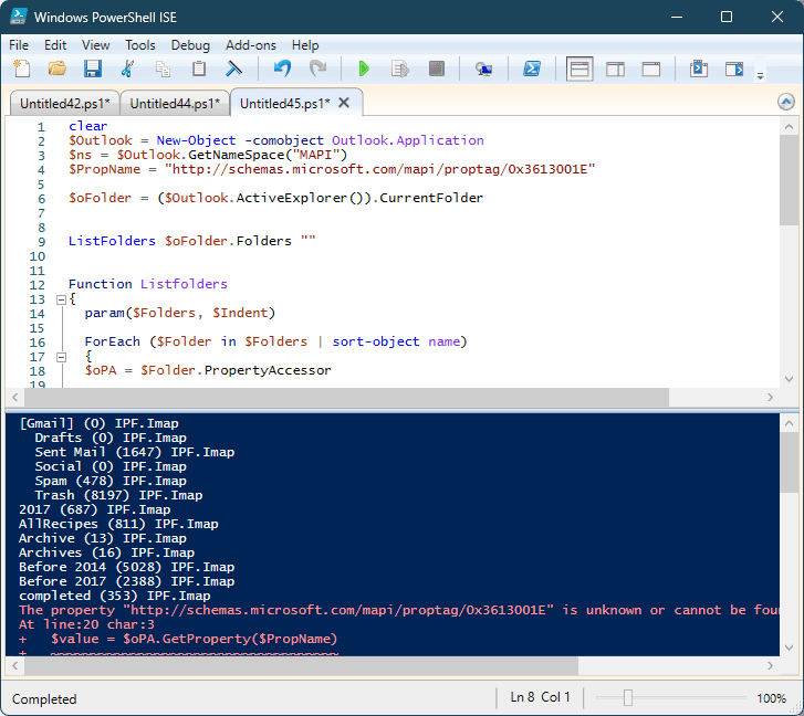 Outlook Folders Appear Empty after Exporting an IMAP Account ...