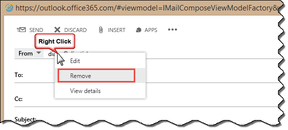 Send Messages Using Exchange Mailbox Aliases