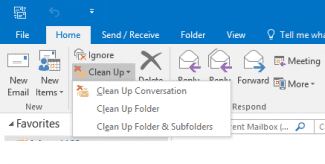 Using Outlook's Clean Up Tool | Slipstick Systems