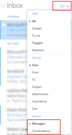 Outlook's Conversation View isn't working