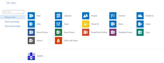 Modifying the Office 365 App launcher Modifying the Office 365 App launcher