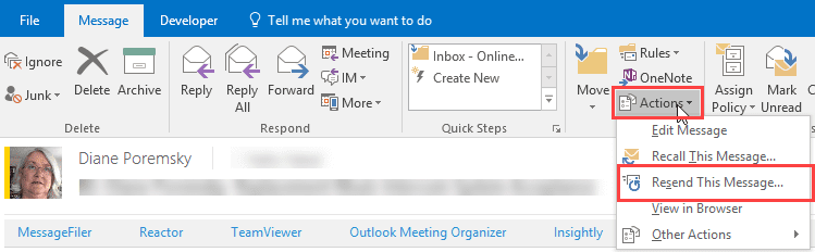 Reusing Sent Messages | Slipstick Systems Reusing Sent Messages | Slipstick Systems