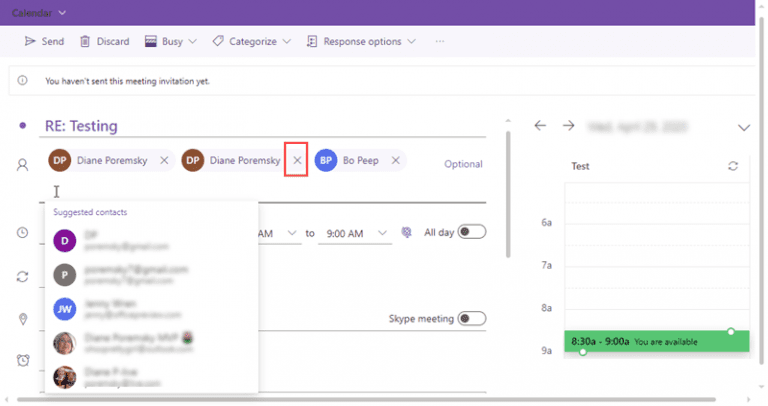 Create appointment from email in Outlook on the web | Slipstick Systems
