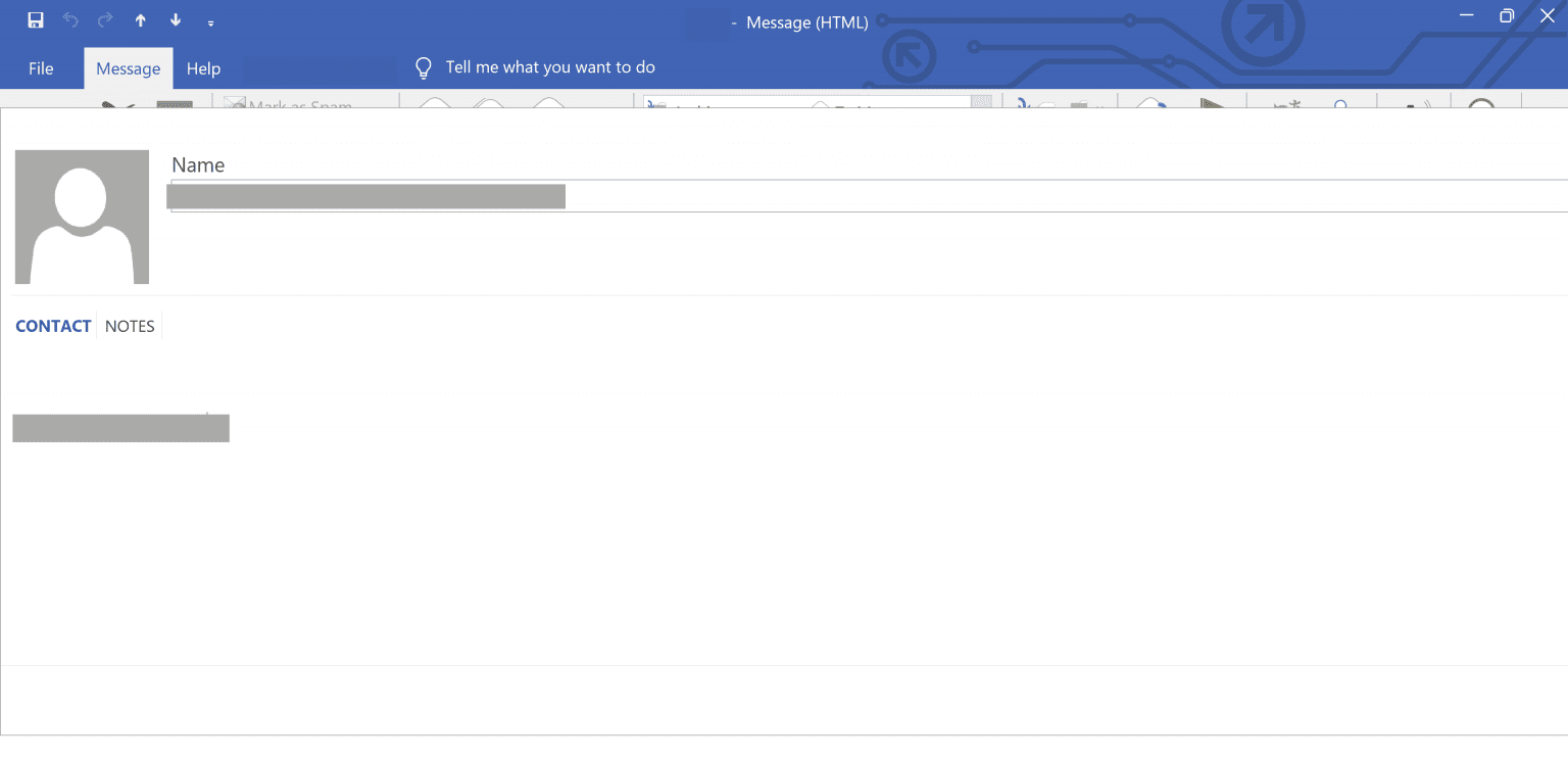 Outlook Contact Cards extend off the screen | Slipstick Systems