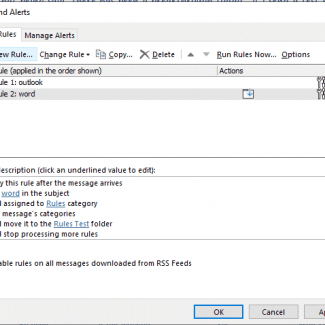 Run-a-Script Rules Missing in Outlook | Slipstick Systems