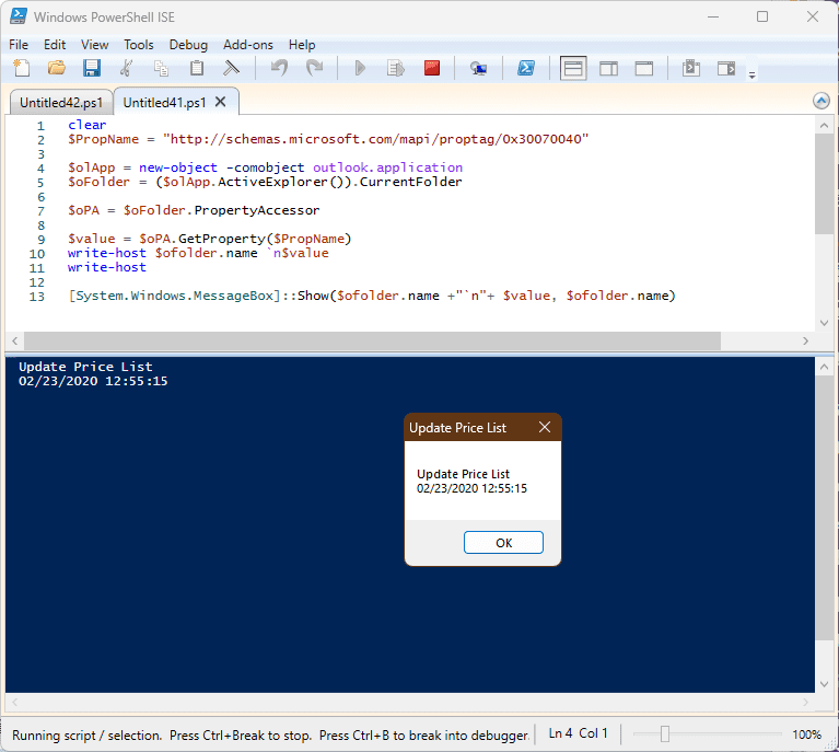 Use Powershell Or Vba To Get Outlook Folder Creation Date Slipstick 7807