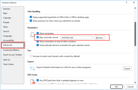 Change Appointment Reminder Sounds | Slipstick Systems