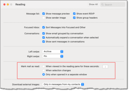 Leave Messages Unread | Slipstick Systems