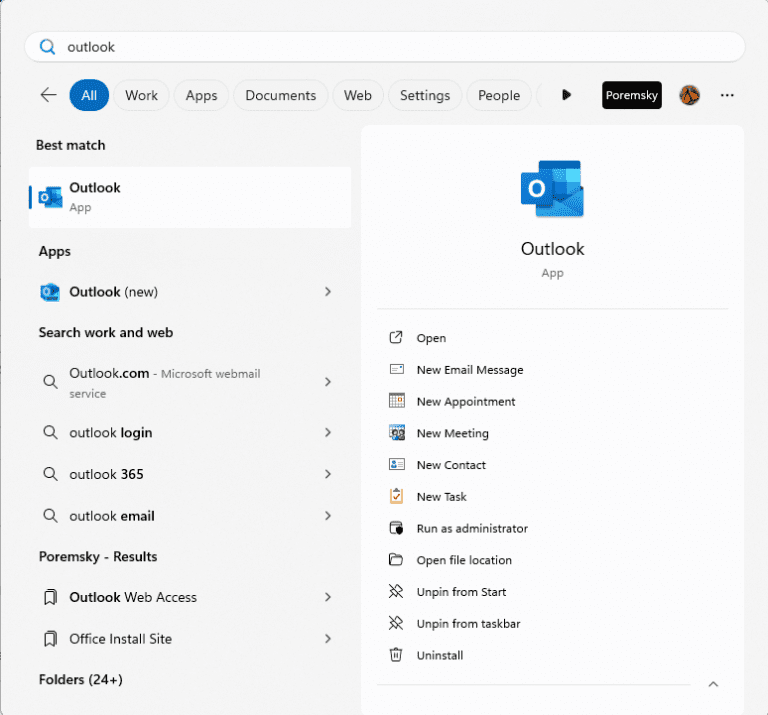 Use Classic Outlook, not New Outlook Use Classic Outlook, not New Outlook
