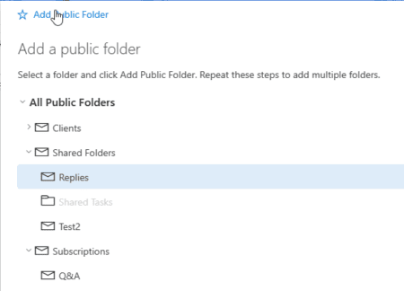 Use Public Folders In new Outlook | Slipstick Systems