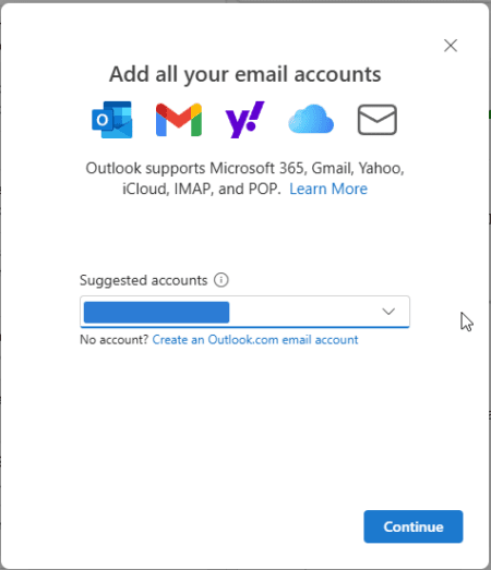Outlook.com Connected Accounts: Gone