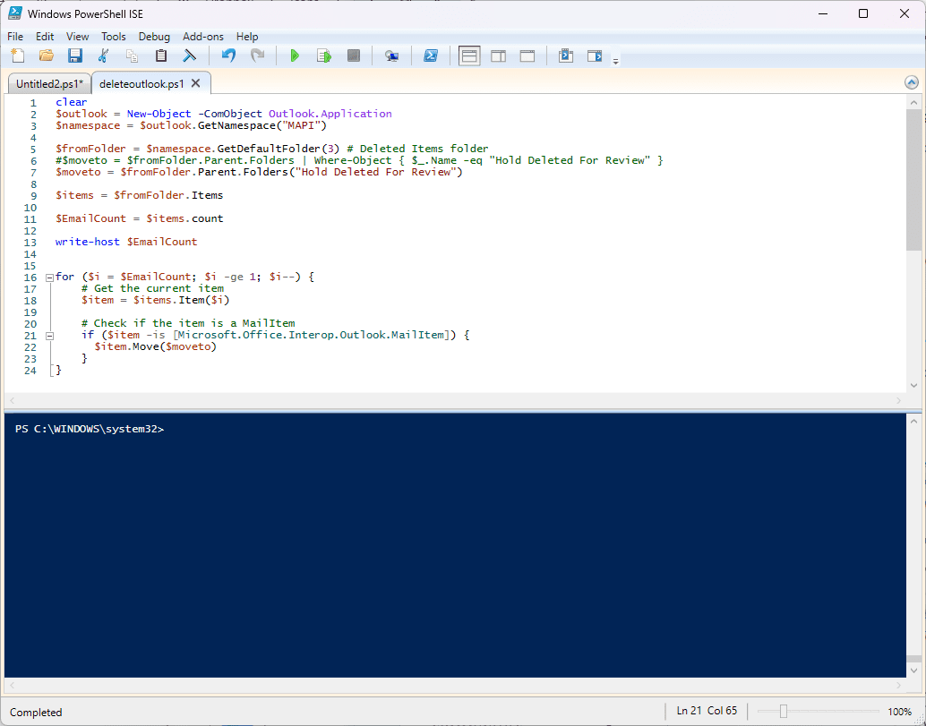 Move Deleted Items to Another Folder Automatically | Slipstick Systems