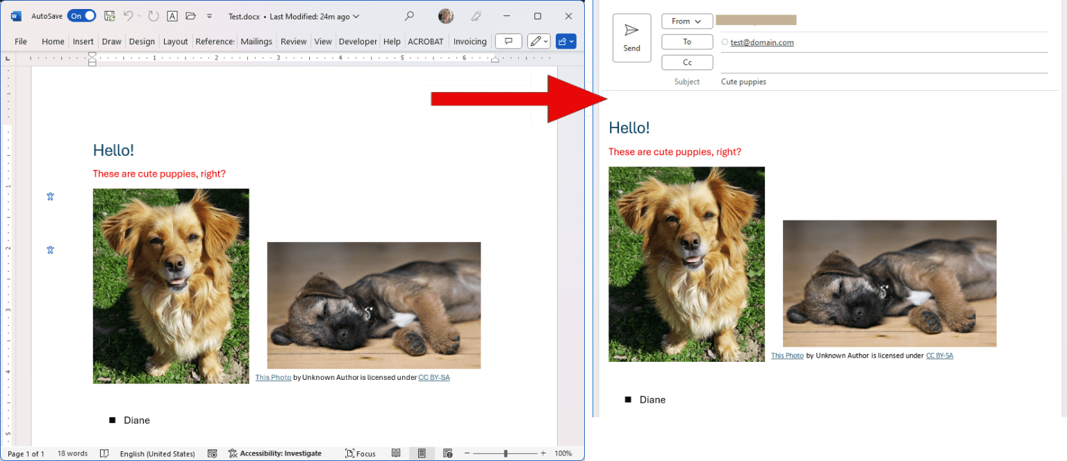 Insert Word Document into Email using VBA | Slipstick Systems