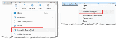 Open Outlook Templates using PowerShell | Slipstick Systems