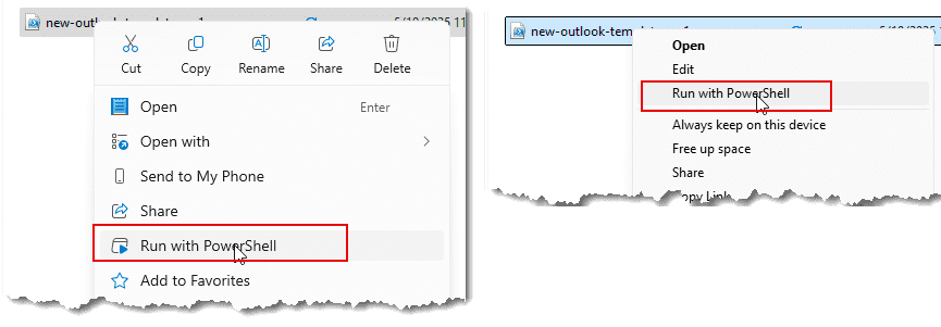 Open Outlook Templates using PowerShell | Slipstick Systems