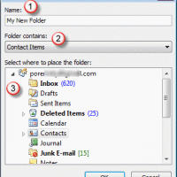 How to create New Folders in Outlook | Slipstick Systems