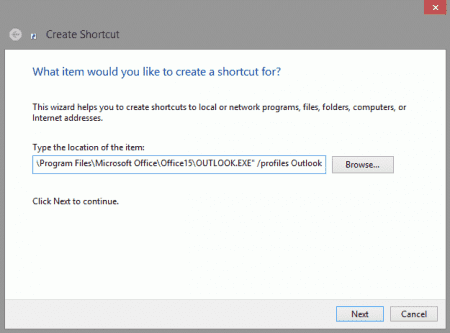 How to Start Outlook with a Particular Profile | Slipstick Systems