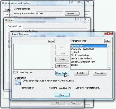 How to clean up Outlook's Forms Cache | Slipstick Systems