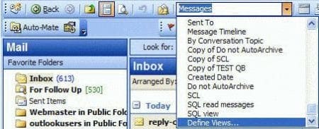 How to disable the Group By view in Outlook